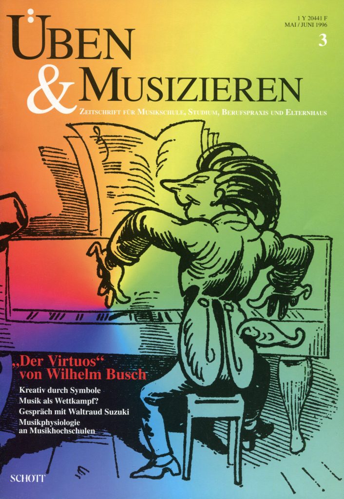 „Der Virtuos“ von Wilhelm Busch - Üben und Musizieren